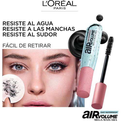 L Oreal Paris Air Volume Easy Waterproof Mega Mascara Black 7.9ml